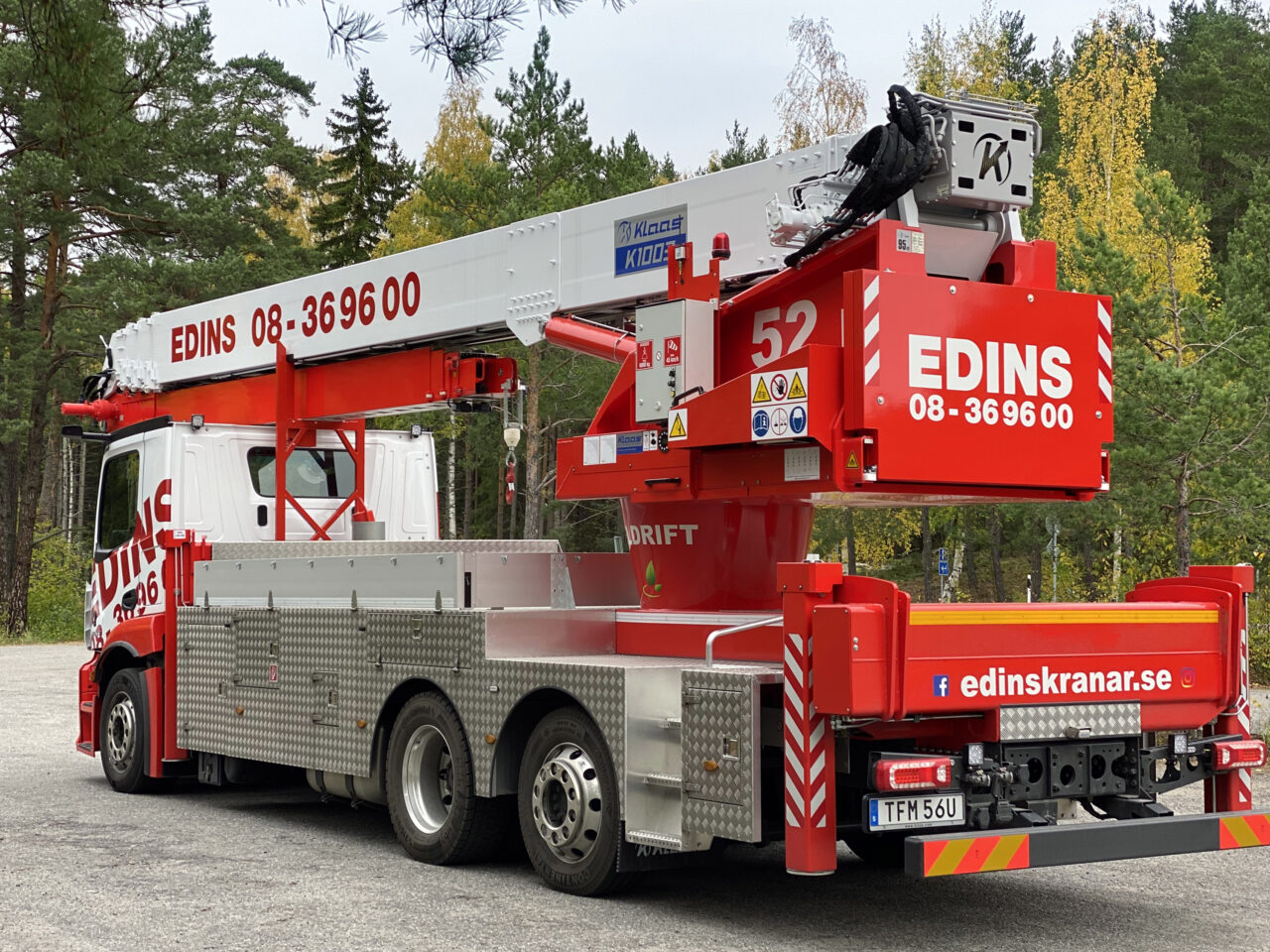 Edins Kranar takes delivery of Sweden’s first Klaas K1003