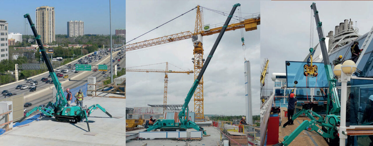 Higher demand for Mini Cranes when glazing & cladding